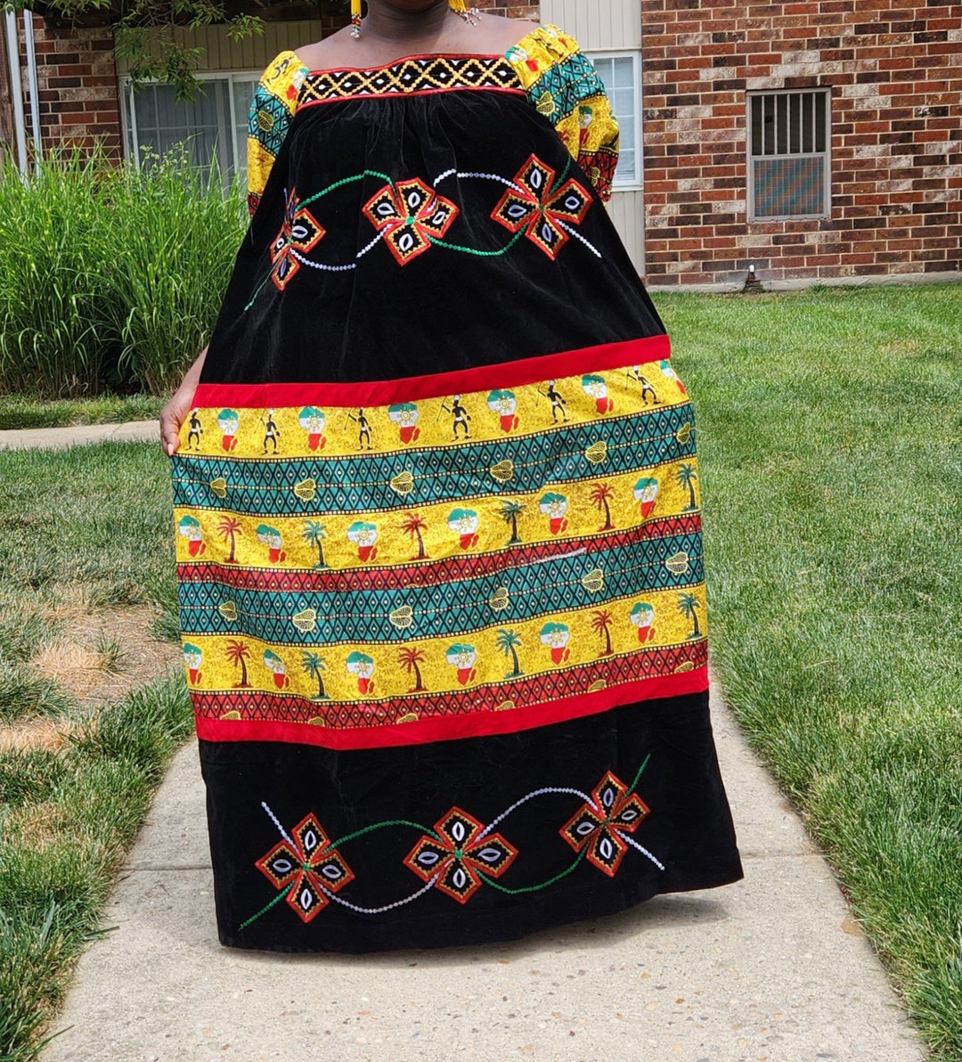 Toghu Kaba Contry Material Dress African Traditional Wear Bamenda ...