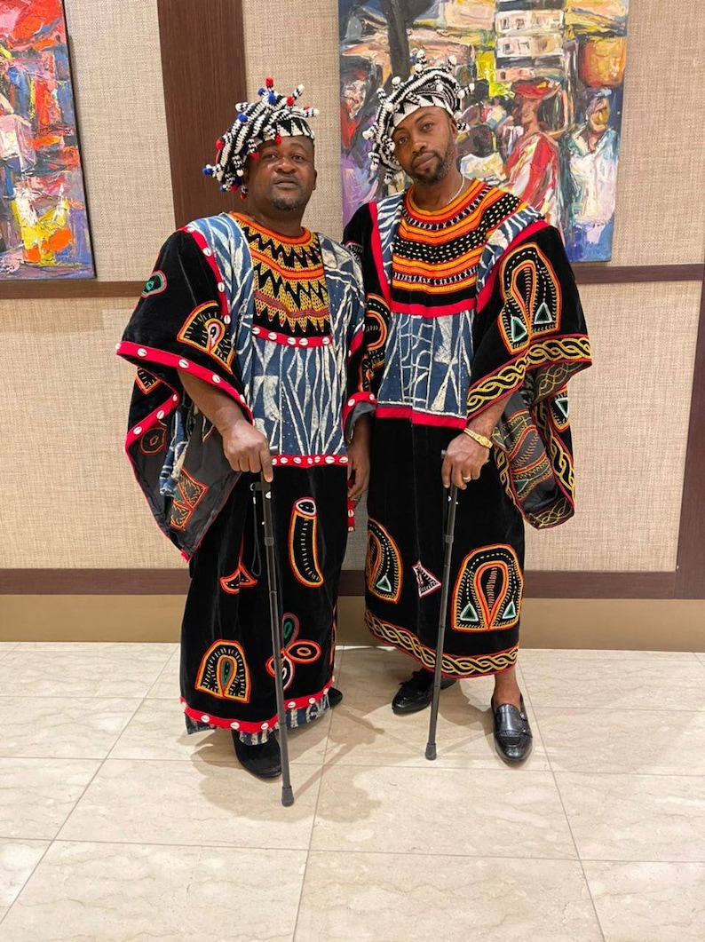 Bamenda Traditional Men's Wear/ Men's Attire/toghu Wear/bamileke Wear ...