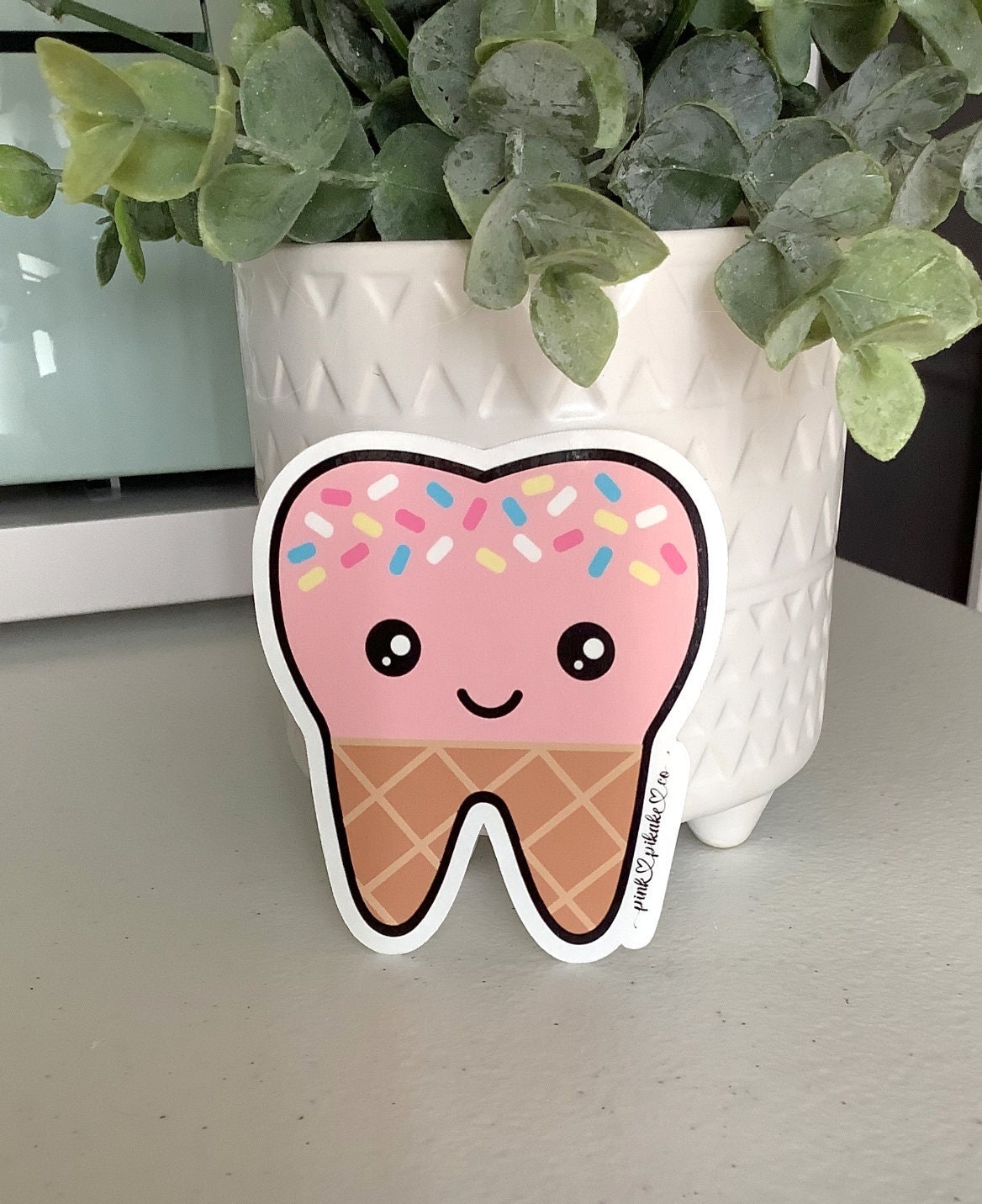 Sweet Tooth Sticker, Sweet Tooth Dental Sticker, Dental Stickers for ...
