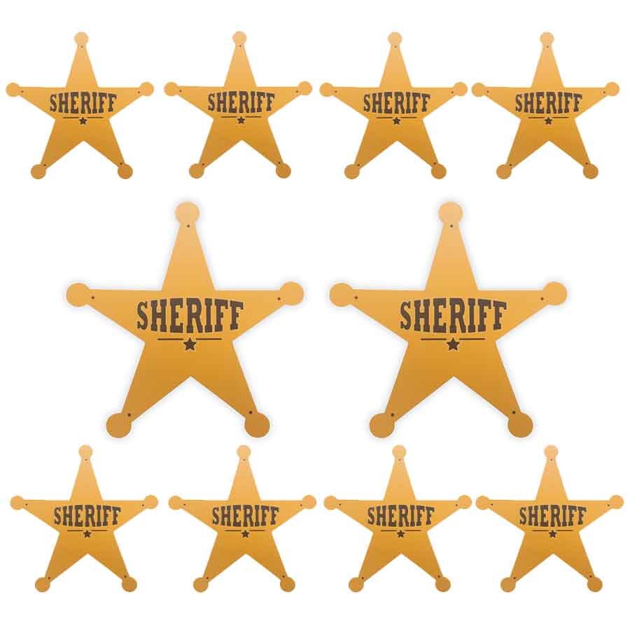 Multi-pack Sheriff Dress-up Badge - Etsy