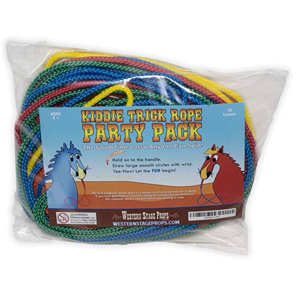 Kiddie Trick Rope Lasso Party Pack (set of 10, Assorted Colors) - Etsy