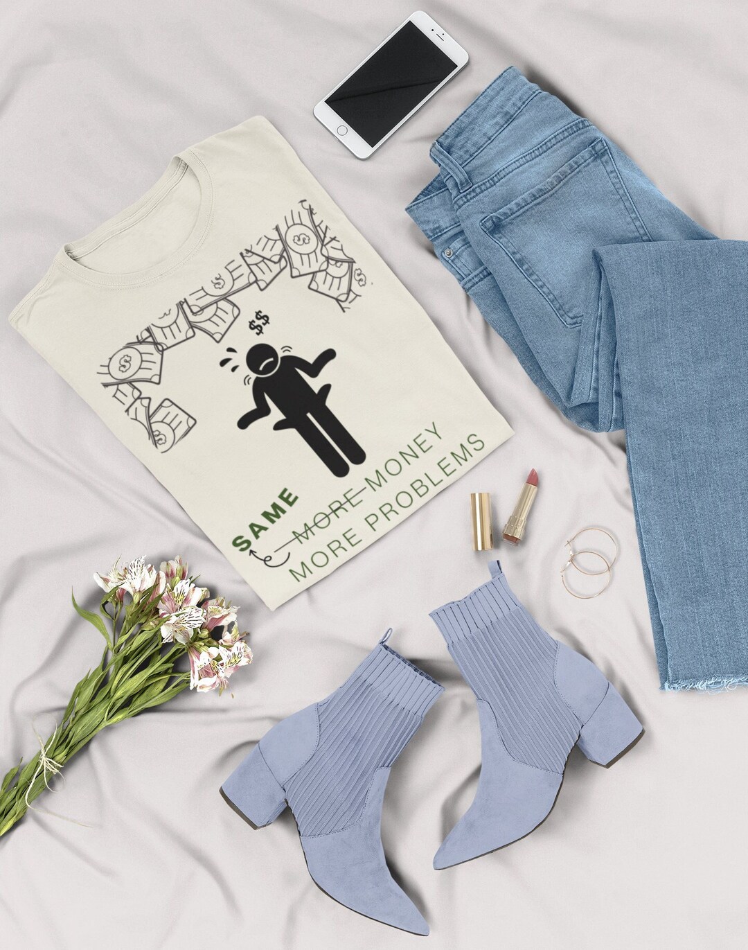 Same Money More Problems, Fan Art, Funny Office Quote, on Your New ...