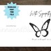 Printable Butterfly Sympathy Card, Bereavement Card, Thinking of You ...