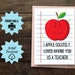 Teacher Thank You Card Printable, Card for Teacher Appreciation, Apple ...