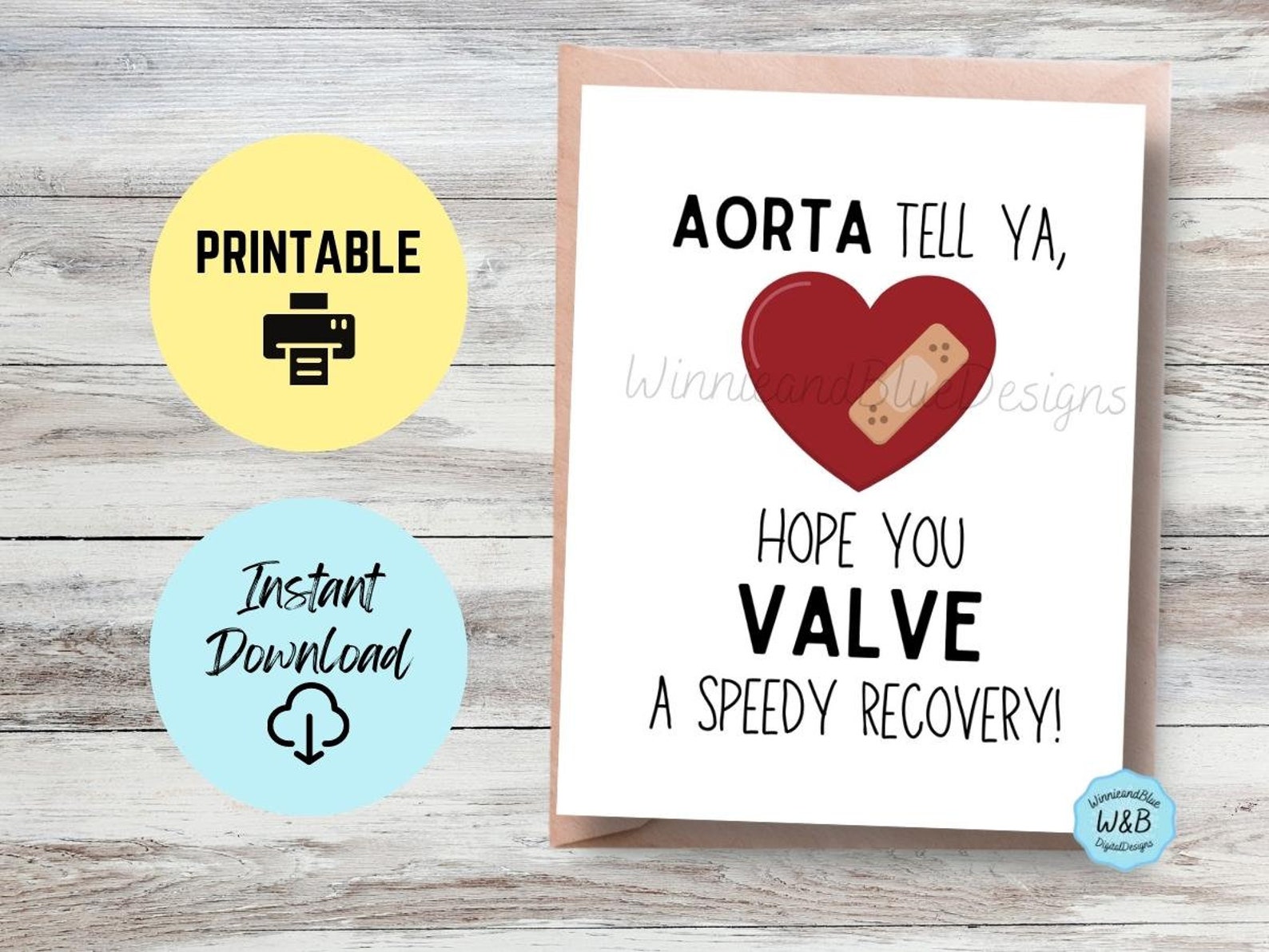 Printable Funny Heart Surgery Recovery Card Humor to - Etsy Canada