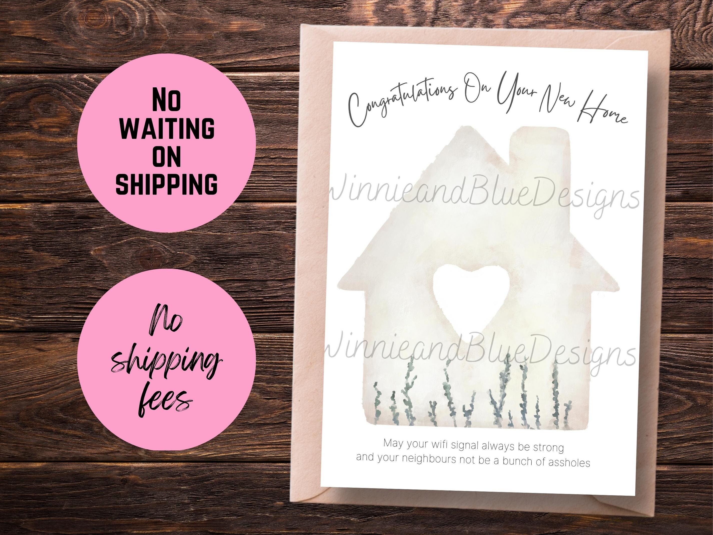 Funny Housewarming Card. Printable House Warming Card. - Etsy
