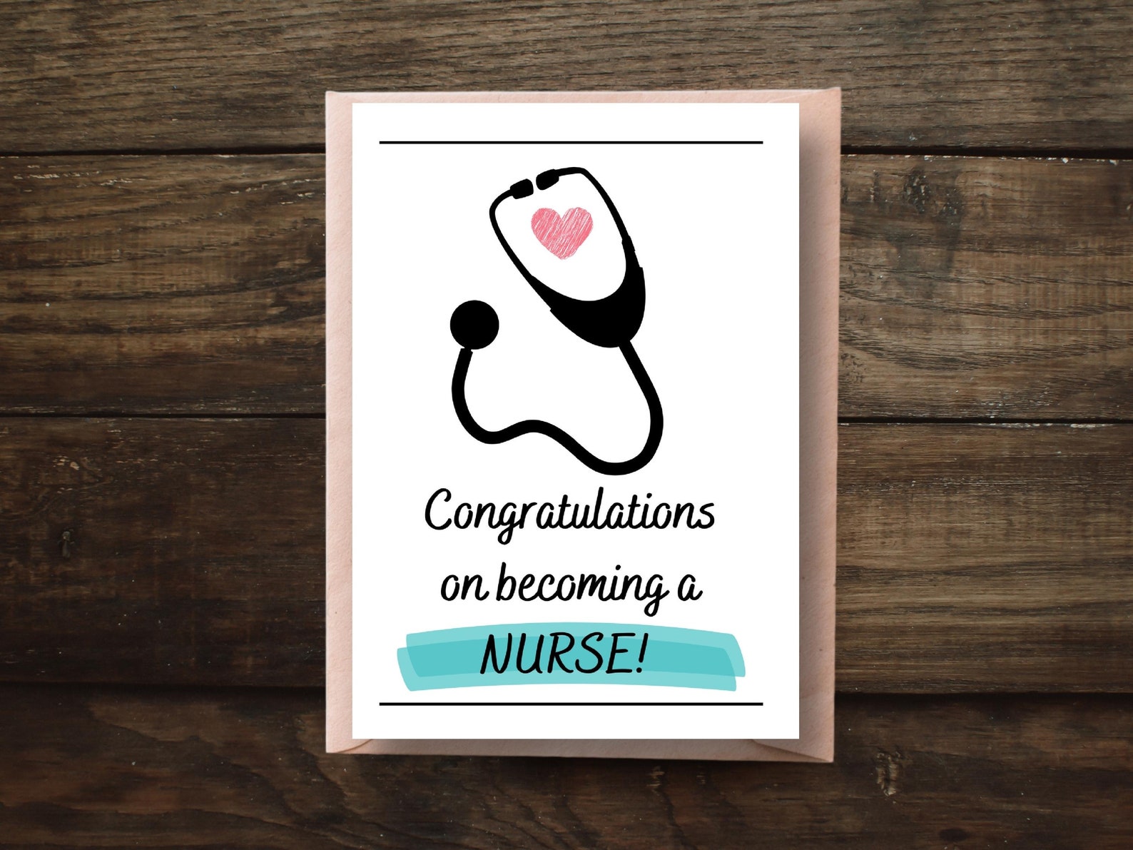 Nurse Graduation Card: RN Medical Grad Congratulations (printable PDF ...