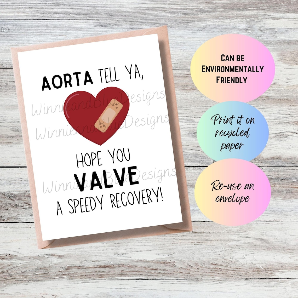 Printable Funny Heart Surgery Recovery Card - Humor to Brighten the ...