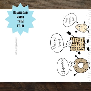 Printable Funny Goodbye Card Cheerio, Funny Retirement Card, Funny ...