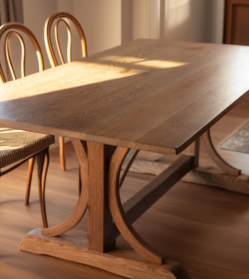 Elegant Farmhouse Dining Table - Etsy