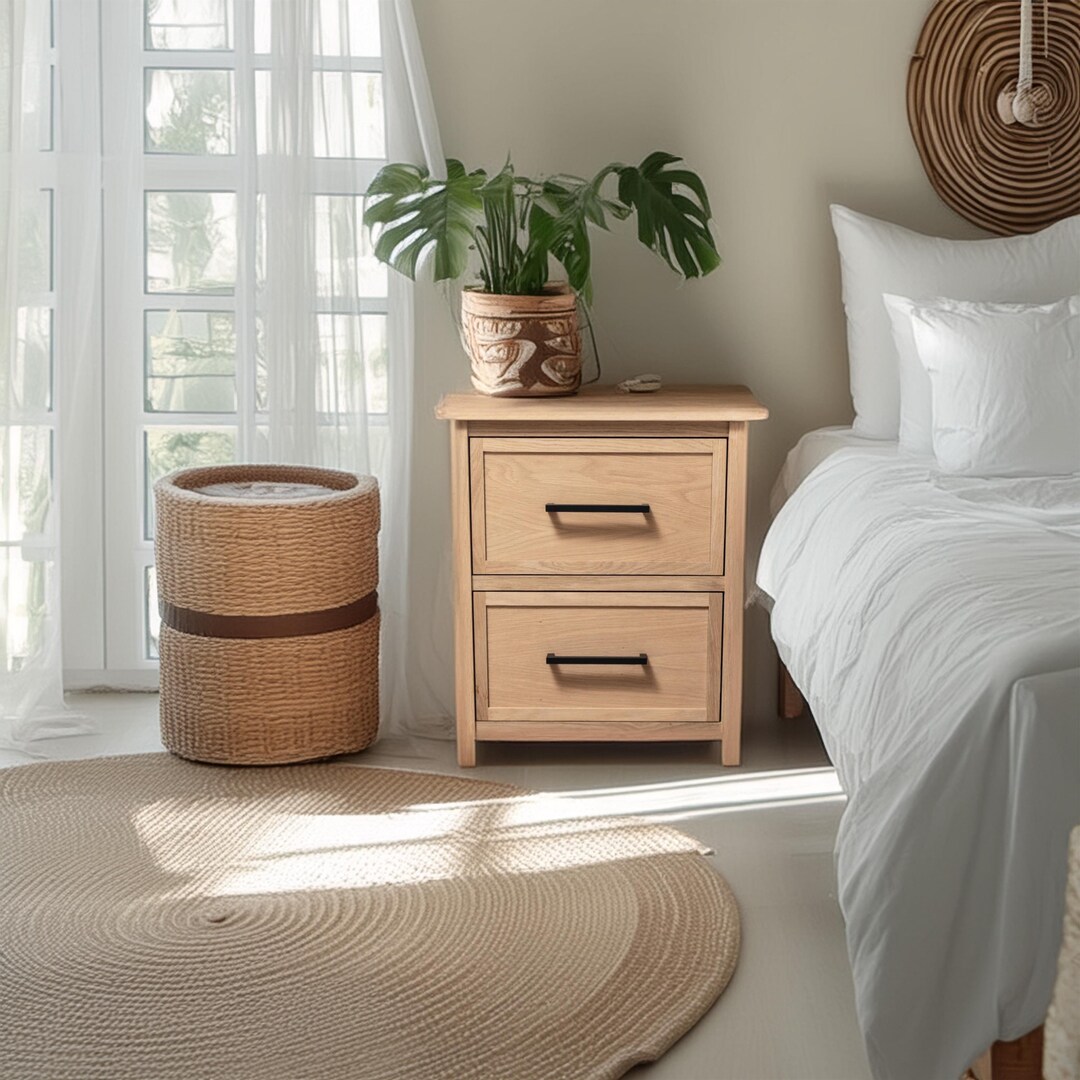 2 Drawer Shaker Style Nightstands - Etsy