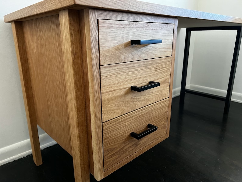White Oak Desk - Etsy