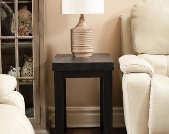 Modern Rustic End Table - Etsy