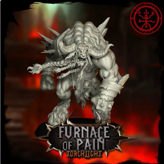 Minotaur of Furnace of Paint Team , Torchlight Models , Fantasy ...