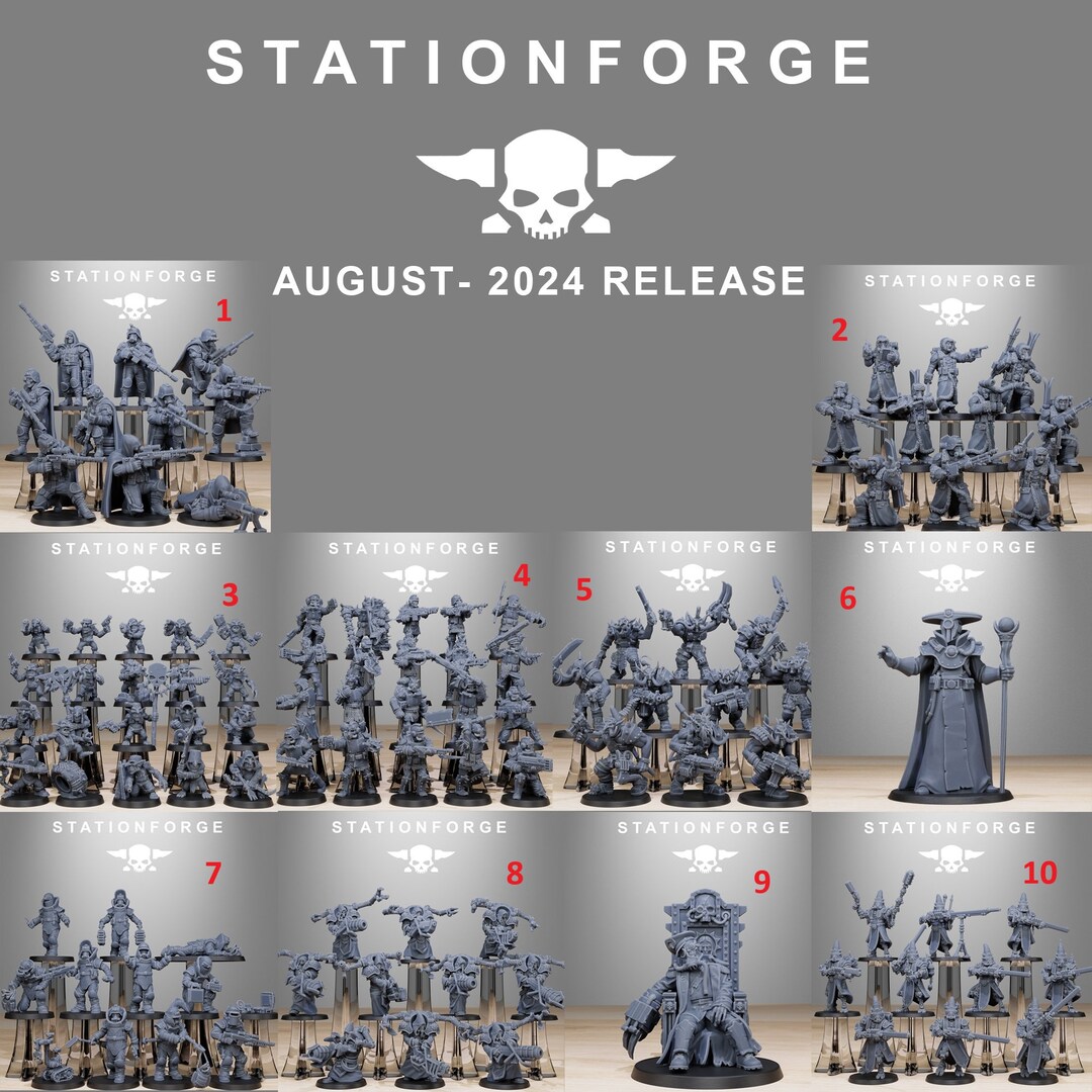 Station Forge Pack ( Agust 2024 ) - Stationforge - Etsy