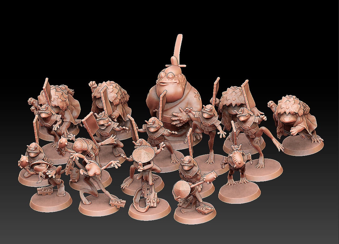 Samurai Slann Team - Calaverd - Fantasy Football - Etsy