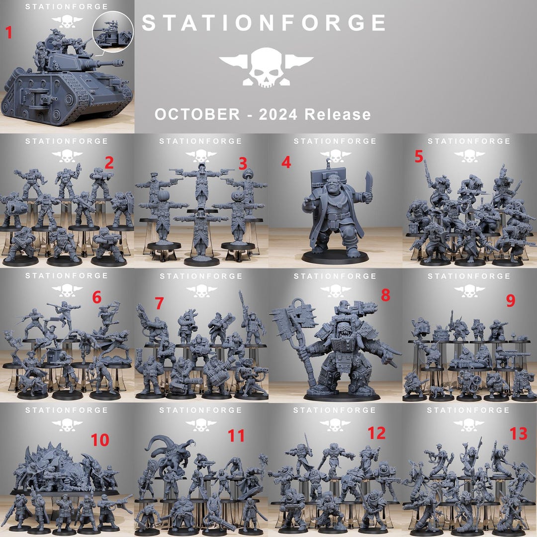 Station Forge Pack (october 2024 ) - Stationforge - Etsy