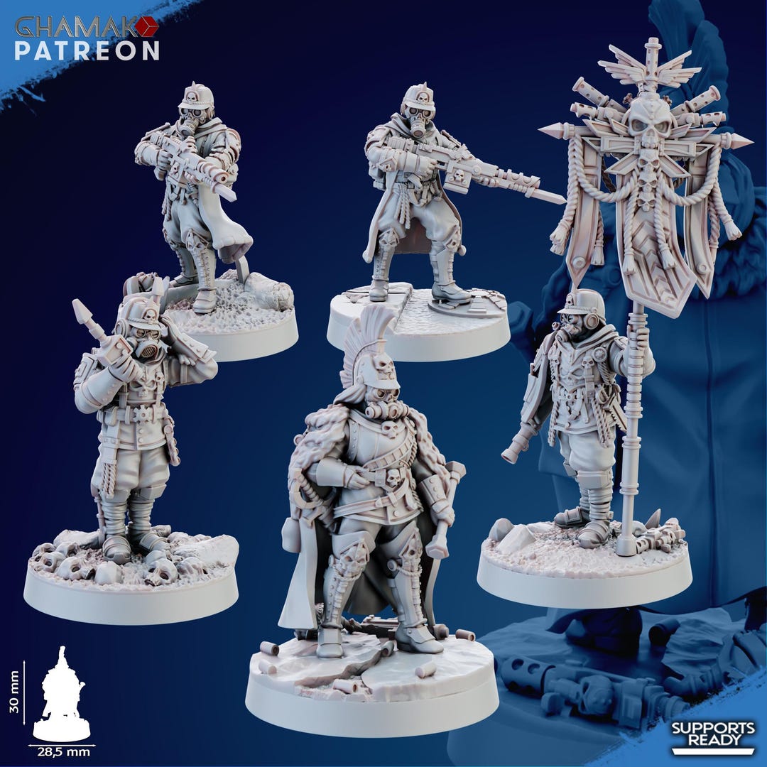 Trenchers Command Unit - Fantasy - Table Top Game - Etsy