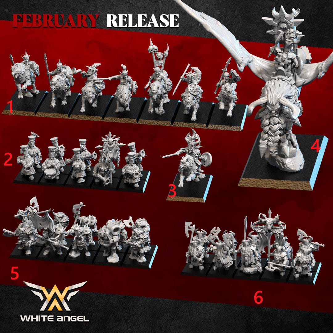 Avril 2025 - Fantasy - White Angel Miniatures - Jeu de société - Etsy ...