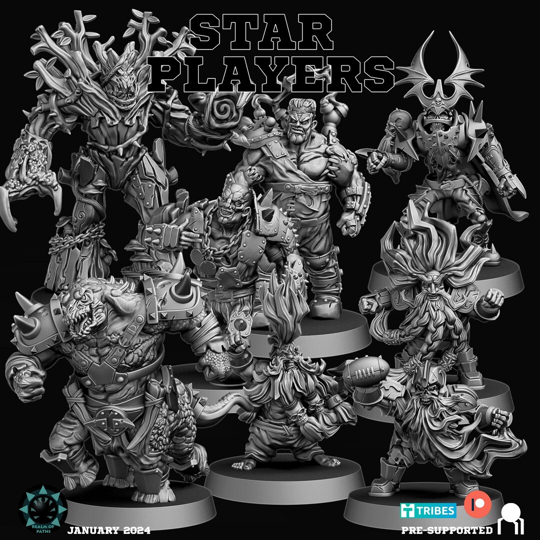 Star Player Jan 2024 - Realm of Paths - Fantasy Football - Etsy
