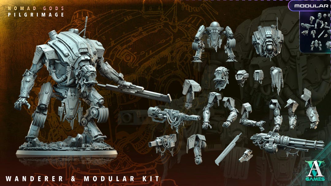 Nomad Wanderer Ver Multi Kit Apr 2025 - Archvillain Games - Etsy