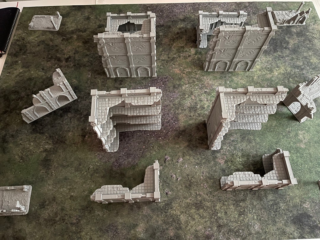 Table Wargame Classic Ruins Txarli Factory- Table Game - Terrain - Sci ...