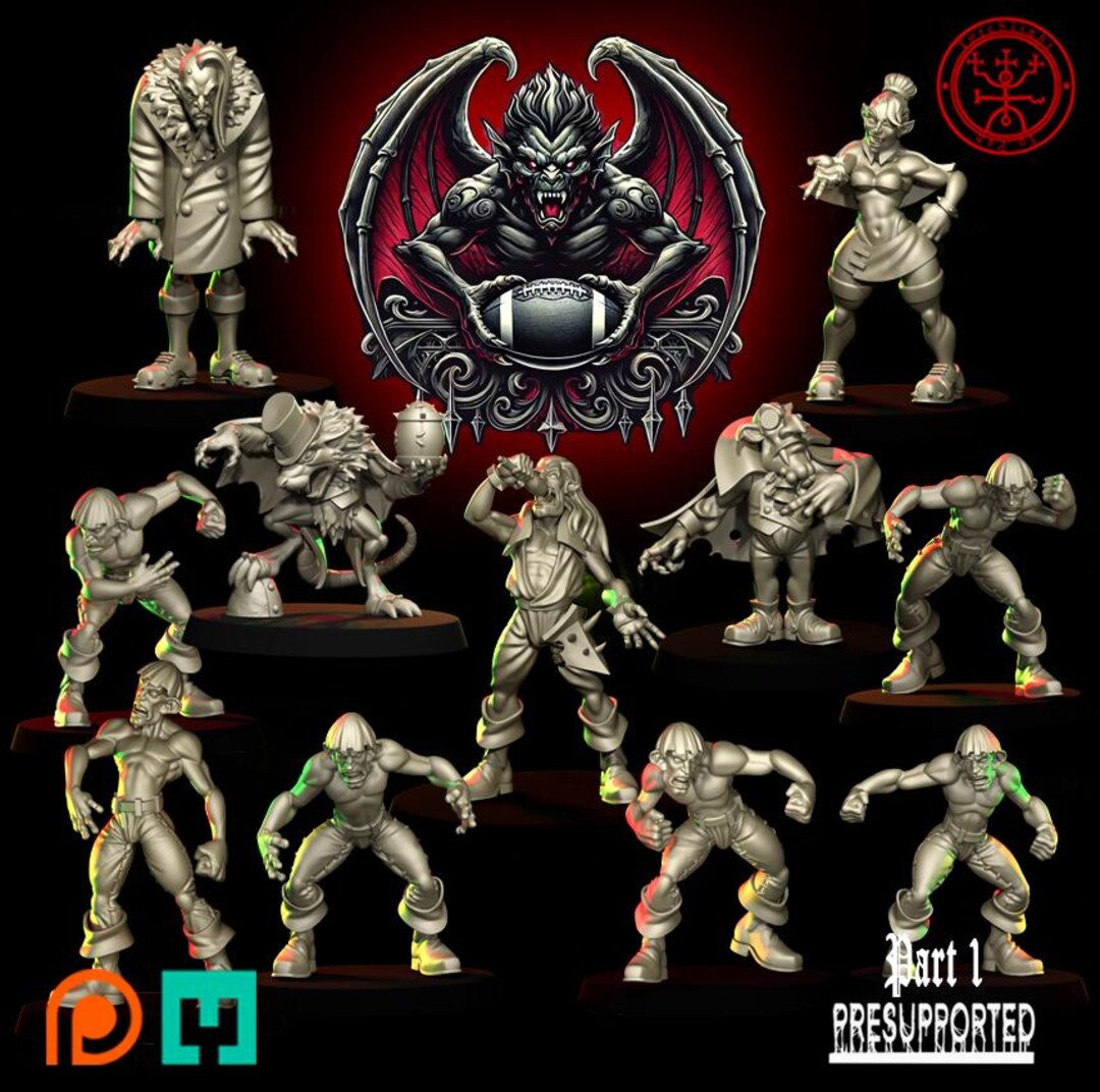The Blood Pact Vampire Team - Torchlight Models, Fantasy Football - Etsy