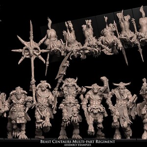 Beast Centaurs Multi-part Regiment - Avatar of War - Fantasy - Table ...