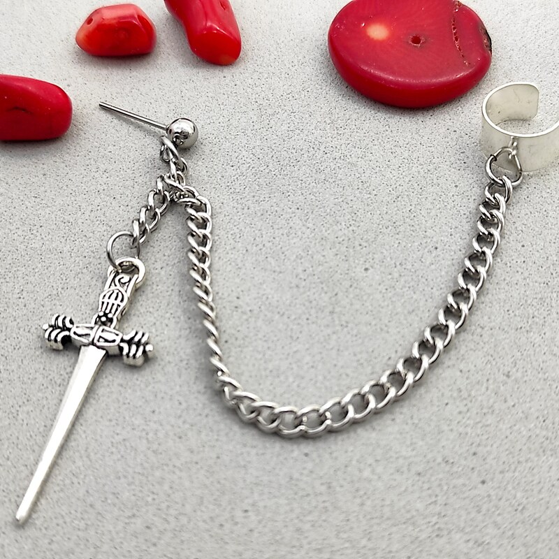 Sword Earrings - Etsy