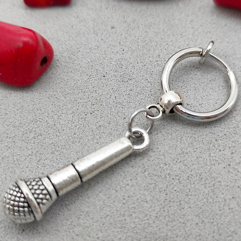 Microphone Earrings - Etsy