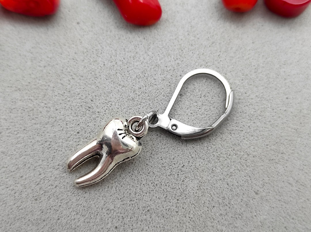 Tooth Earring, Teeth Earrings, Tooth Jewellery, Dental Earrings ...