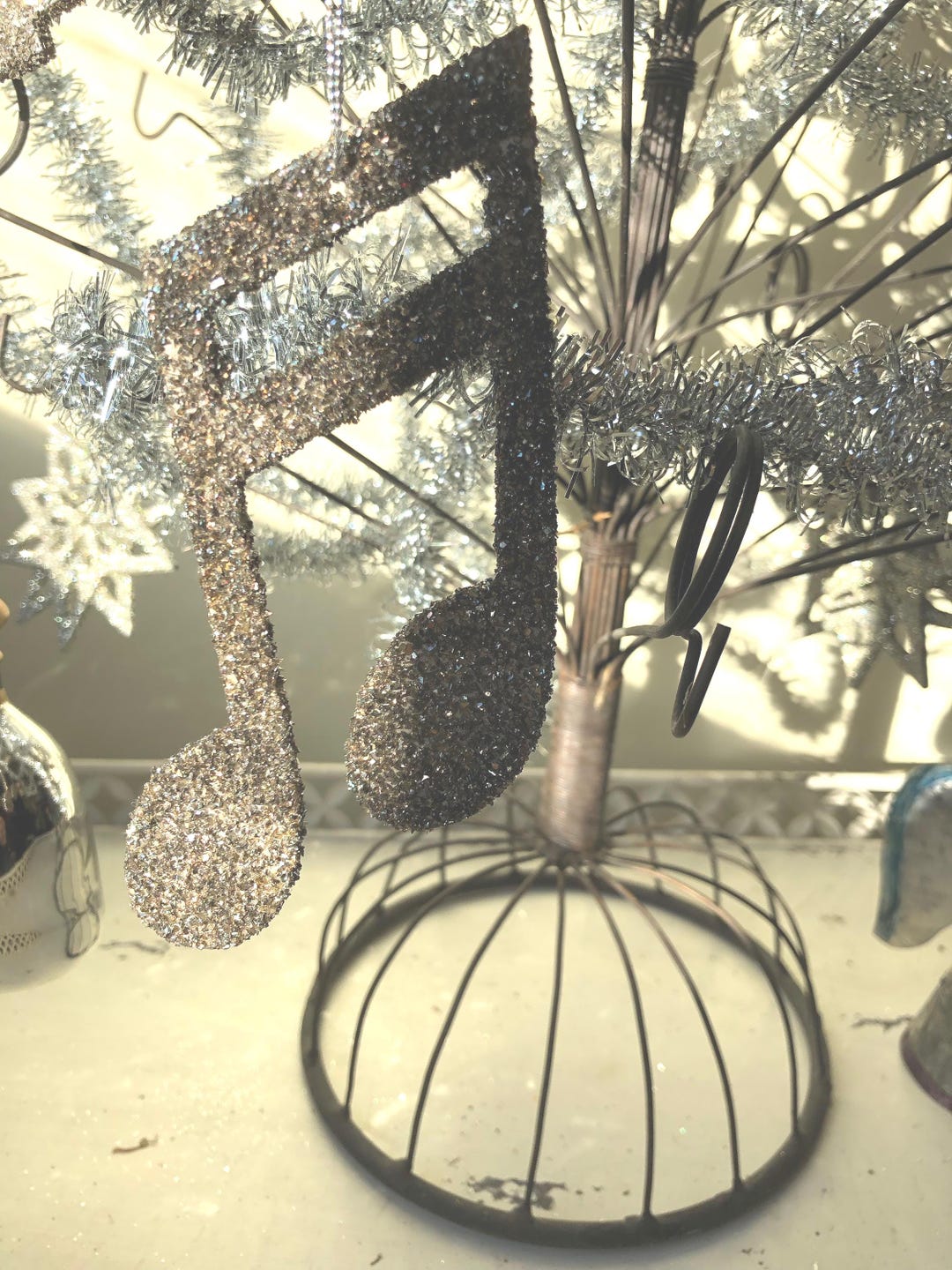 MUSICAL NOTES From a Set of Christmas Decorations With a Music and ...