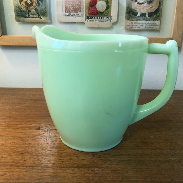 Jadeite Pitcher - Etsy
