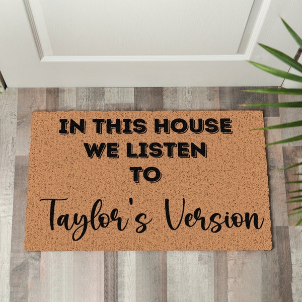 Taylor Swiftie Door Mat - Etsy