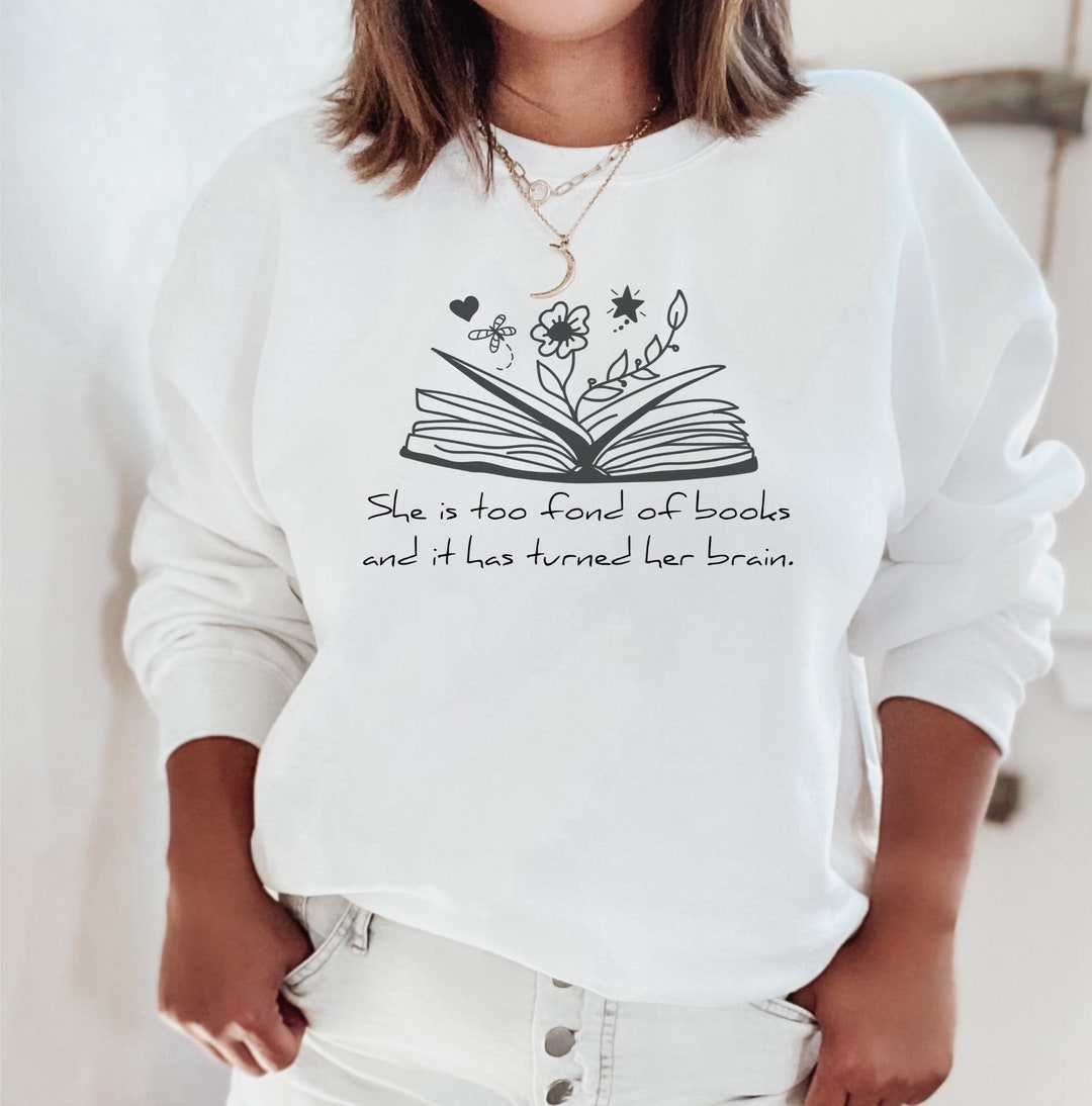 Book Lover Sweatshirt, Bookworm Shirt, Book Nerd, Introvert Sweater ...