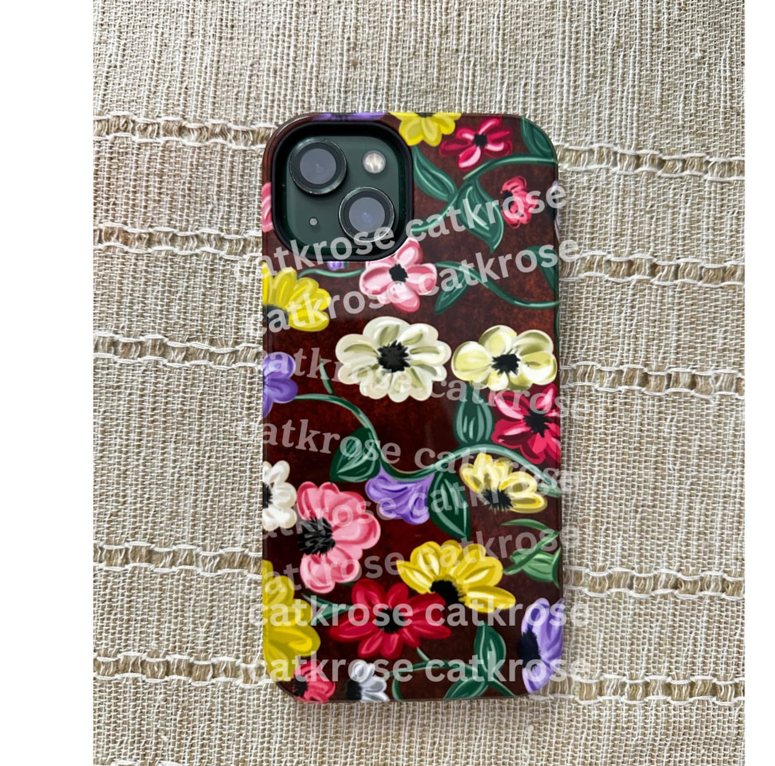 Piano Floral Print Phone Case - Etsy