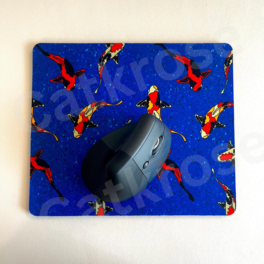 Koi Fish Mouse Pad - Etsy