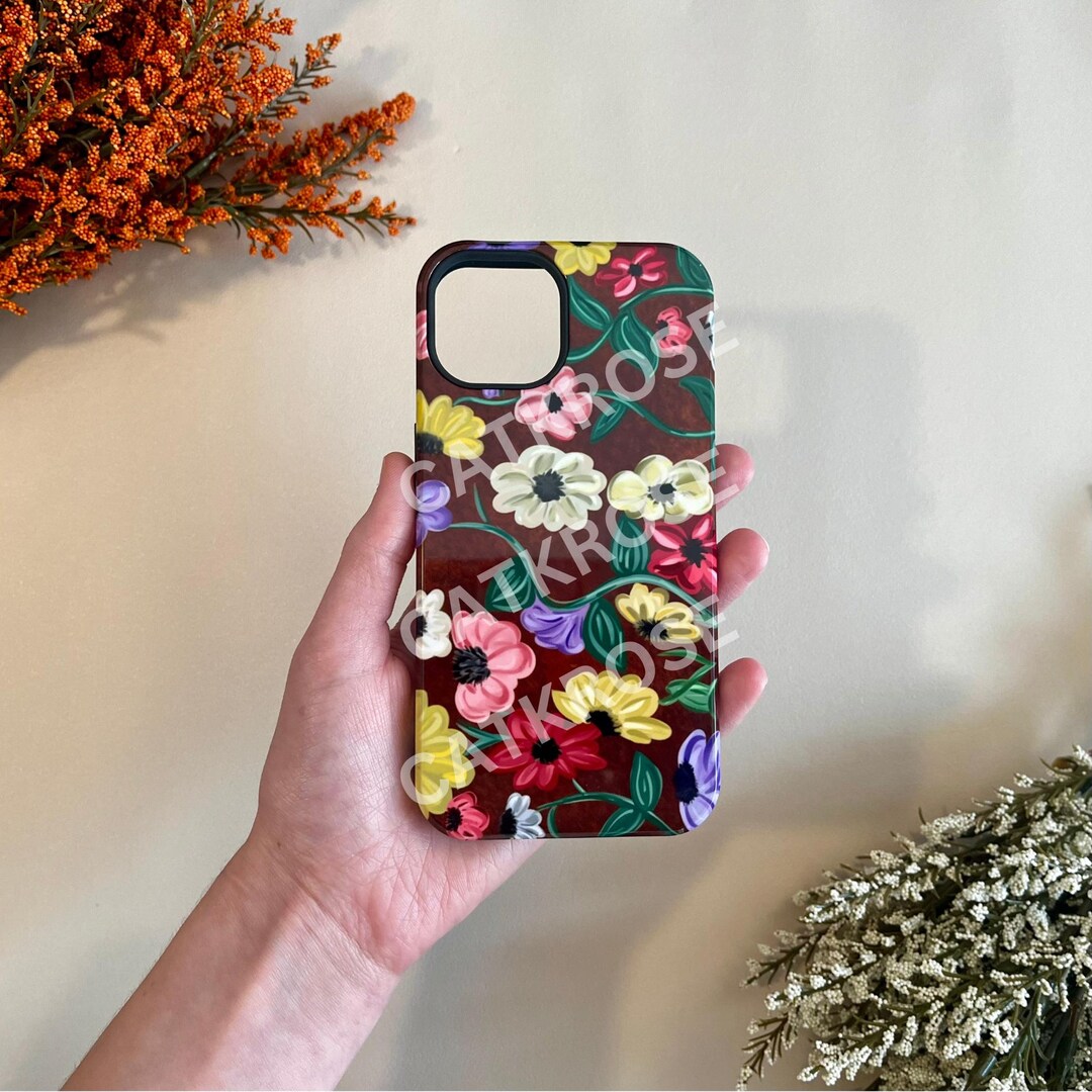 Piano Floral Print Phone Case - Etsy