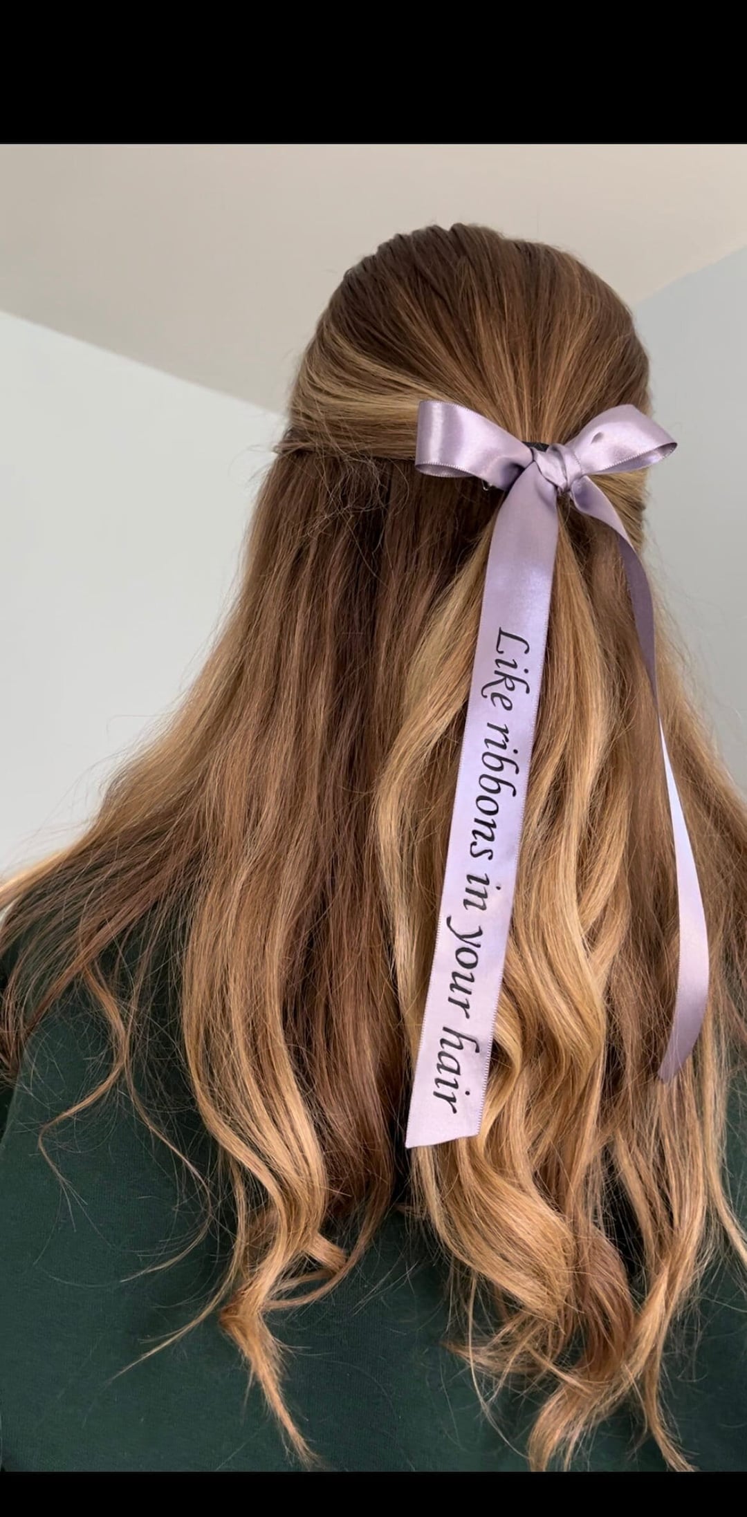 Ribbons in Your Hair Guts Purple Red Bow - Etsy