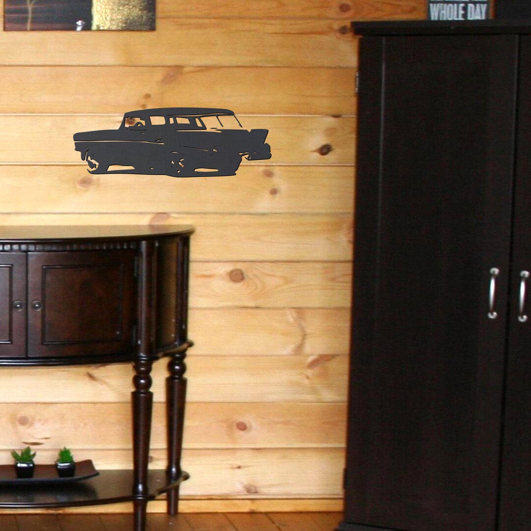 1957 Nomad - Metal Art Wall Décor, Classic, Car, Chevrolet, Nostalgia ...