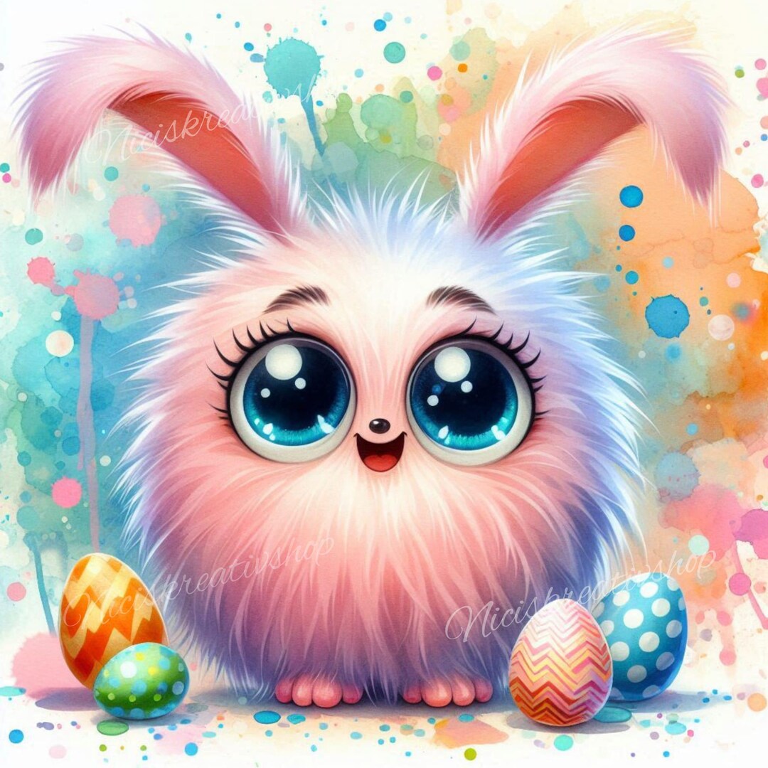Diamond Painting Picture Monstis Easter Joy, Easter - Etsy