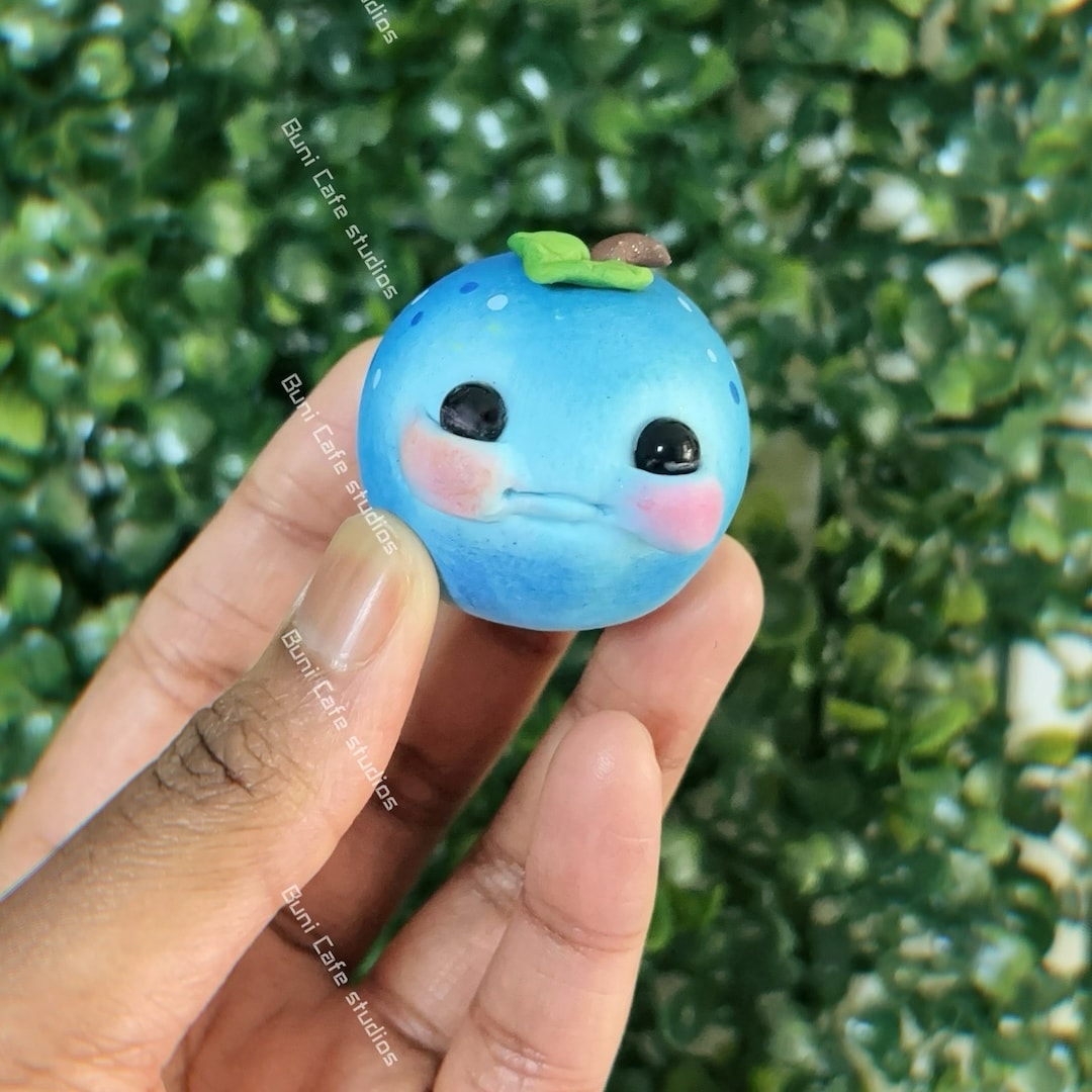 Blueberry Sprout | Mini Blueberry Handmade Decorative Art Figurine ...