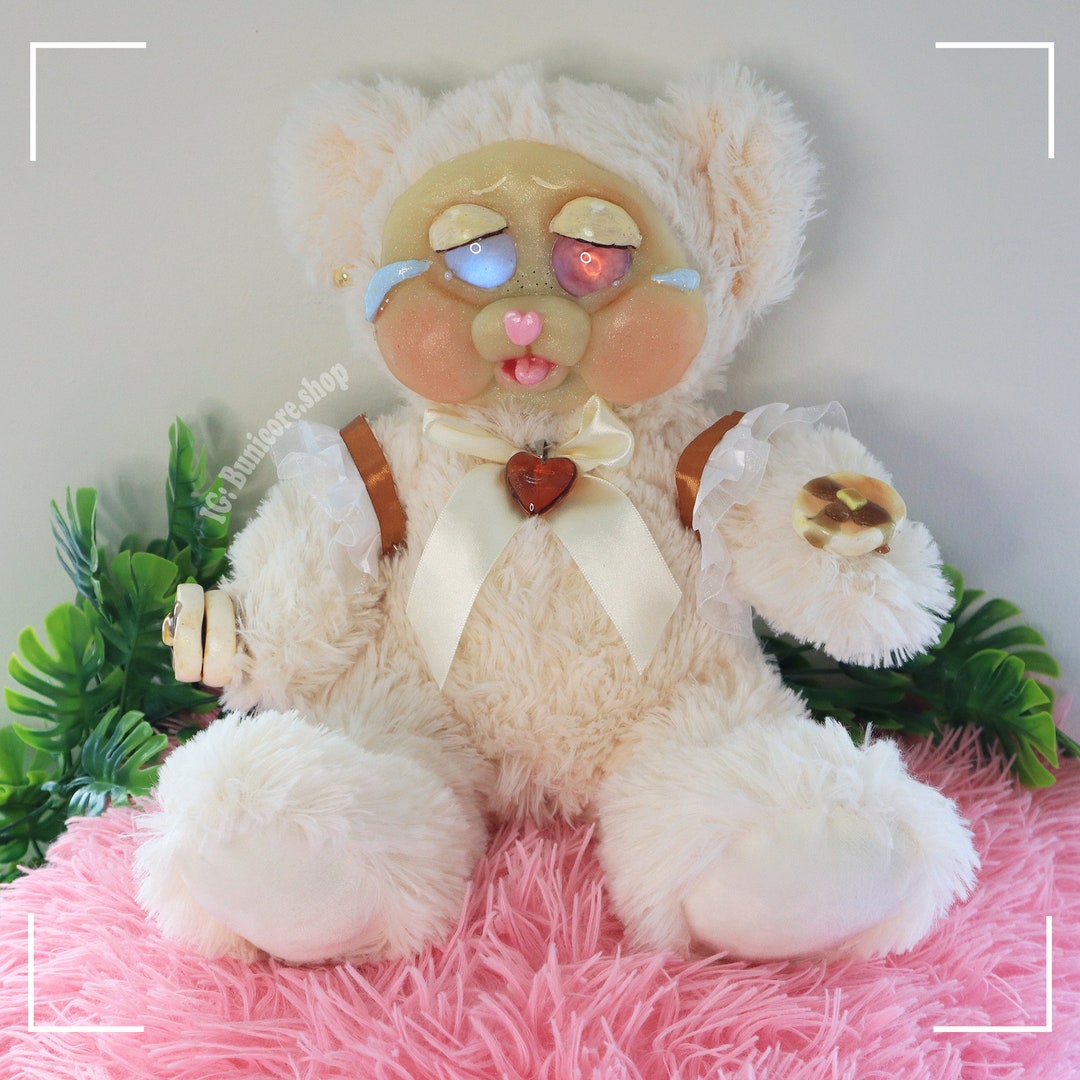 Butters the Bear / OOAK / Clay Face/teddy Art Doll - Etsy