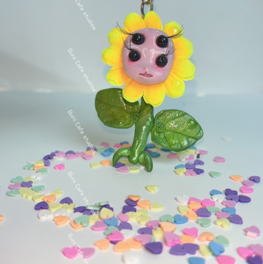 Portals Sunny Melflower Keychain Flower Keychain - Etsy