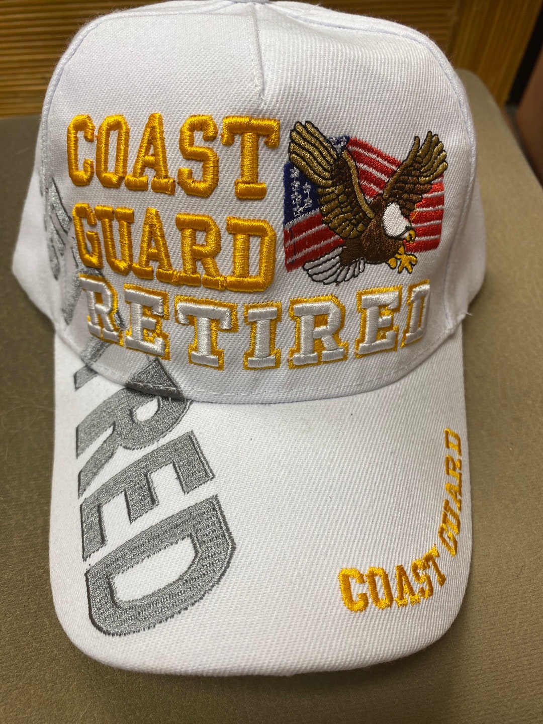 Coast Guard Retired Hat - Etsy