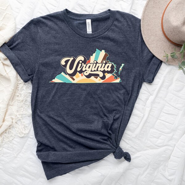 Map of Virginia - Etsy