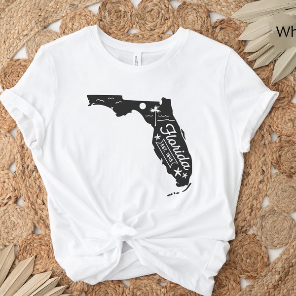 Florida State Map - Etsy