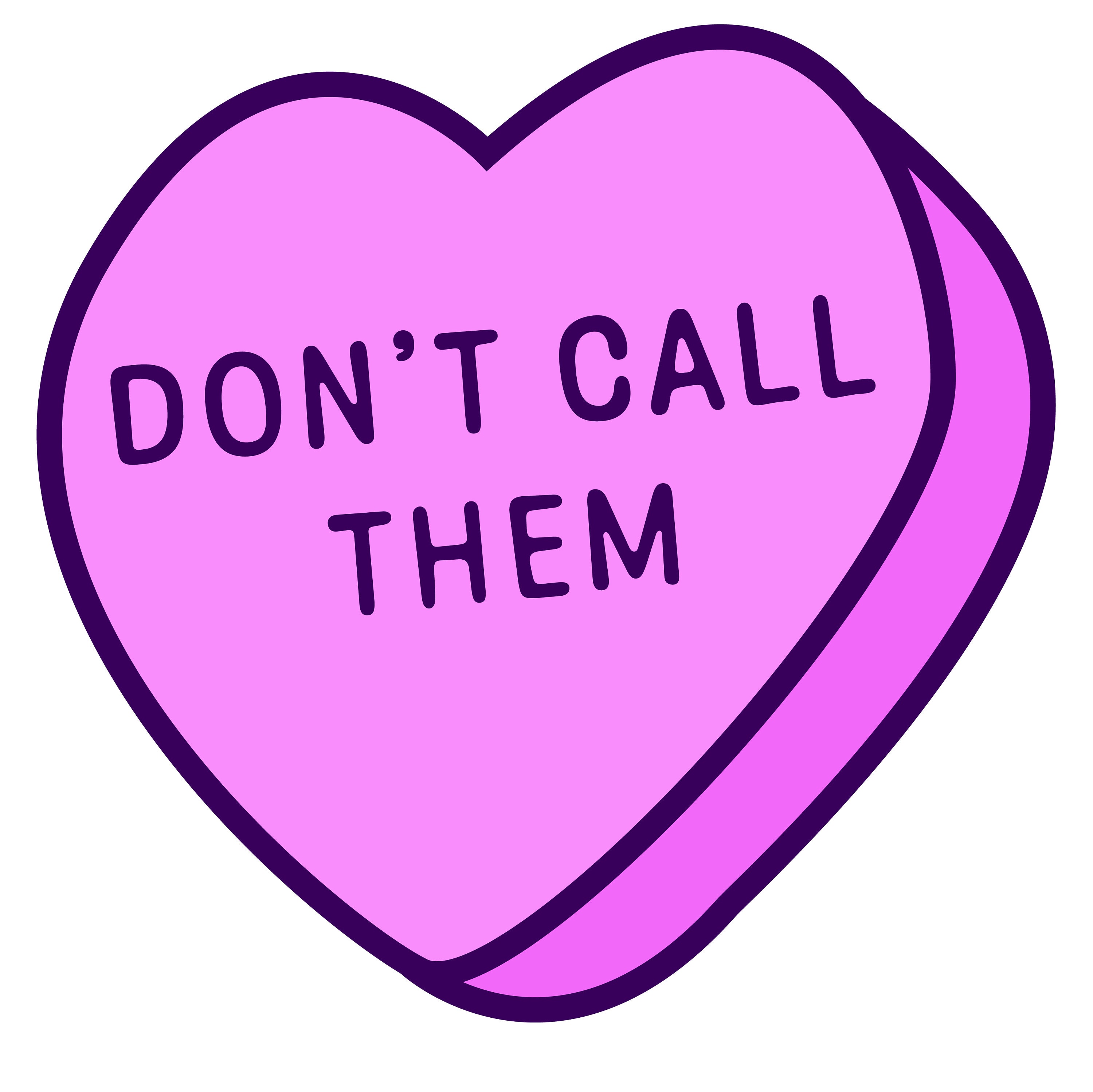 Candy Hearts Set of 6 SVG, Png, Dxf, Jpg & Eps. Funny Candy Heart Svg ...