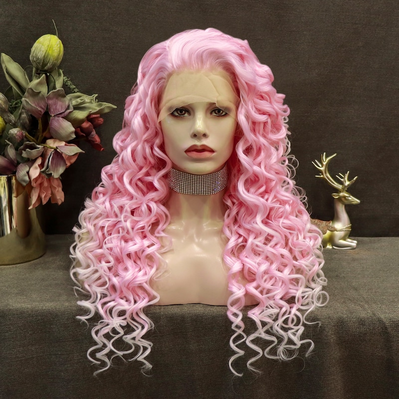 Cotton Candy Wig - Etsy