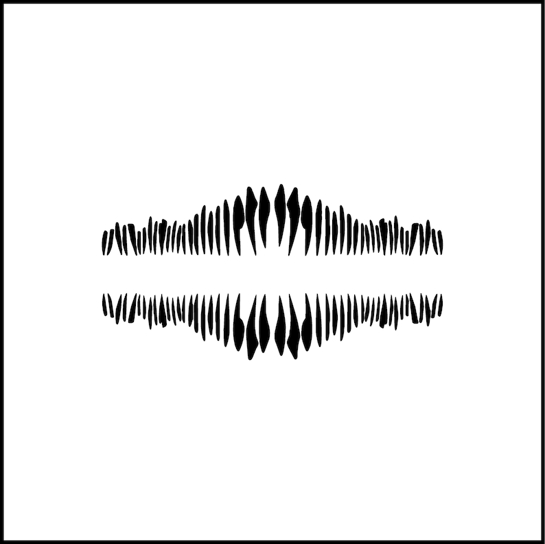 Spiky Teeth Vinyl Decal - Etsy